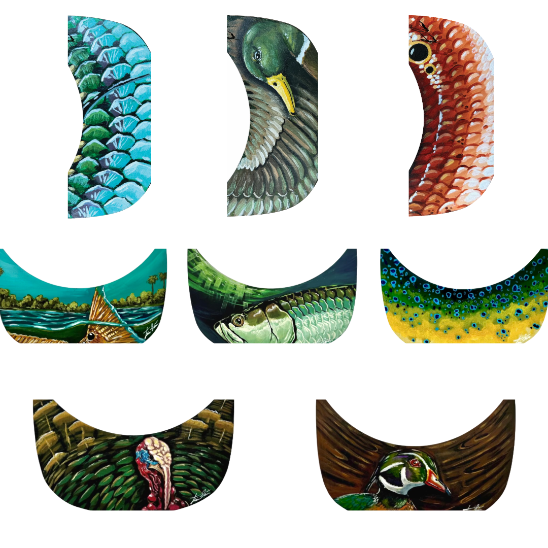 A Travis Luther Art Collab - Custom Printed Bill – Blank Rope Hats