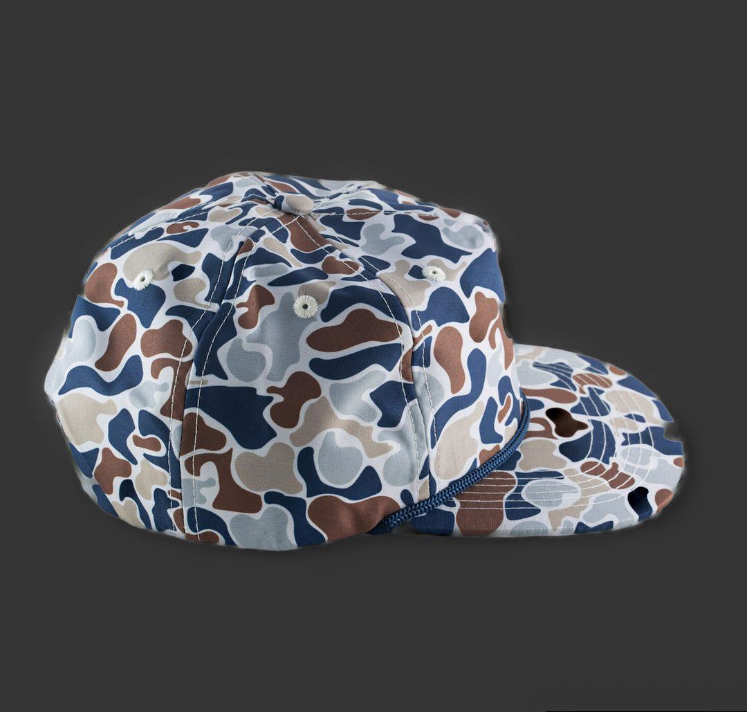 Golf Camo / Navy Rope – Blank Rope Hats