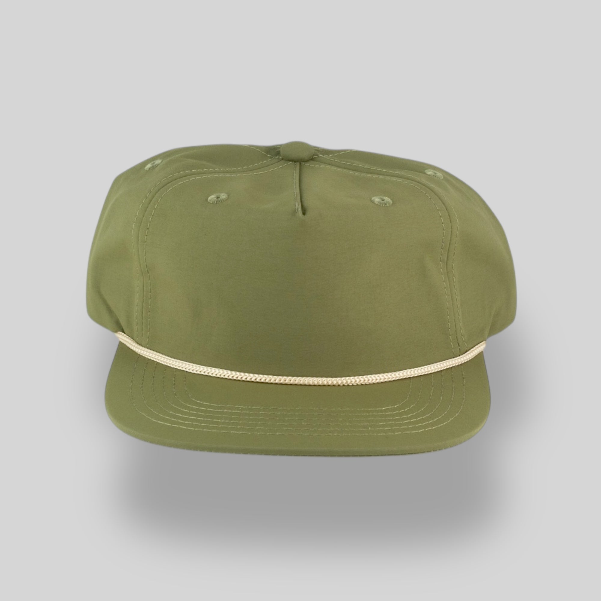 Moss Green / Tan Rope – Blank Rope Hats