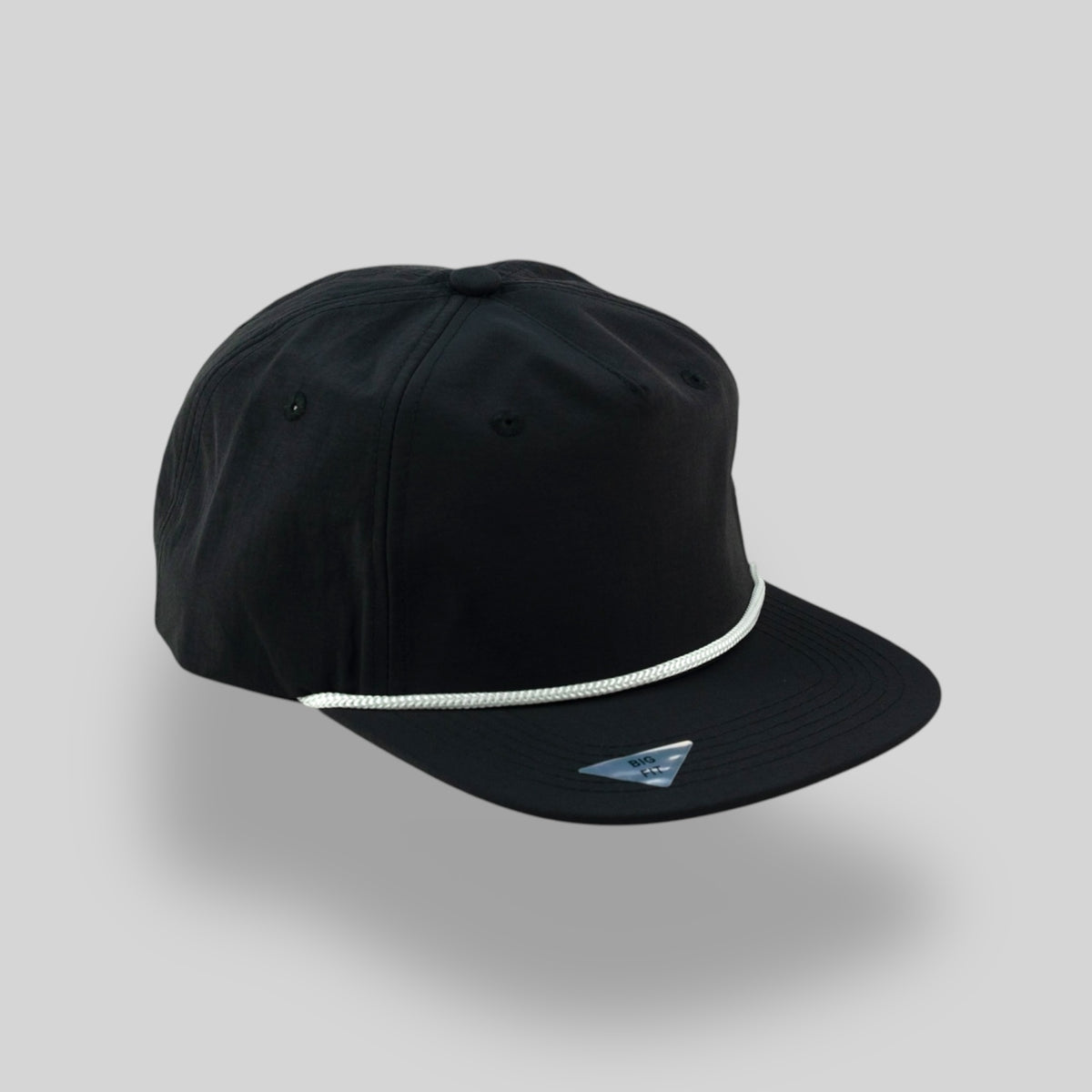 Big Fit Black / White Rope – Blank Rope Hats