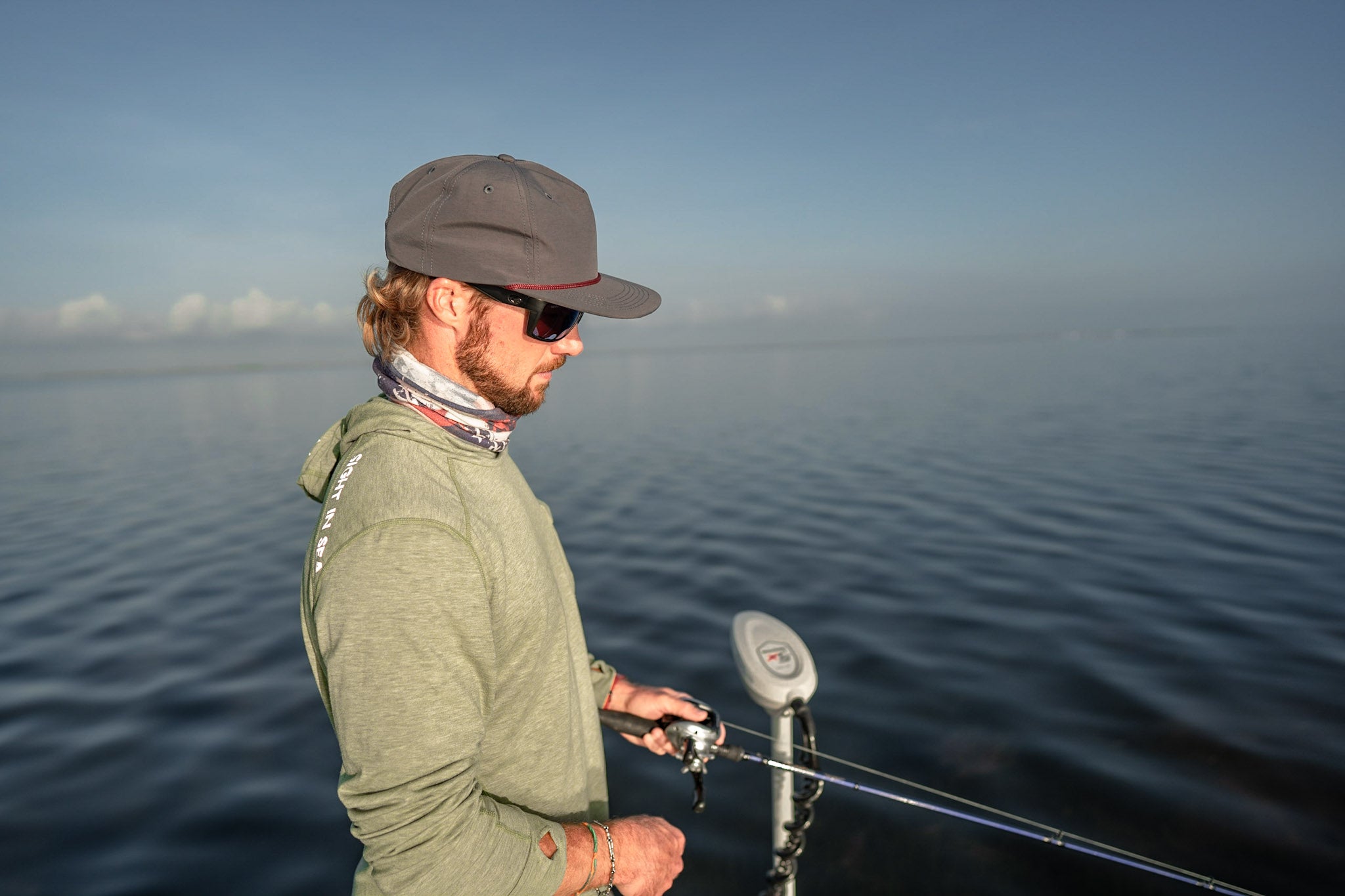 Gunmetal / Burgundy Rope – Blank Rope Hats