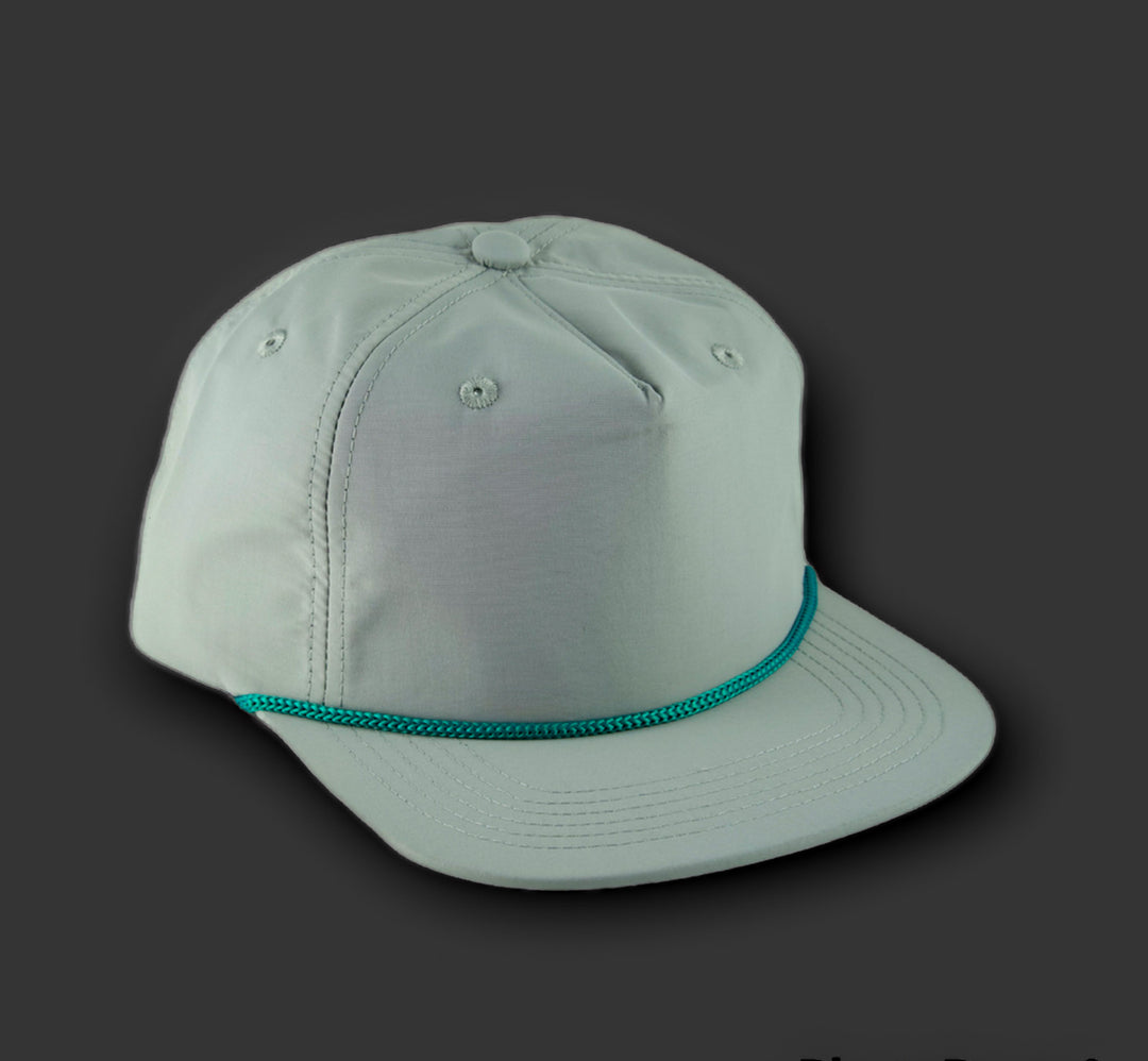 Light Grey / Teal – Blank Rope Hats