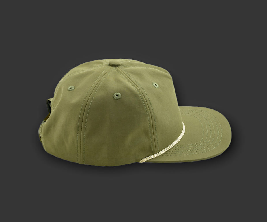 Moss Green / Tan Rope – Blank Rope Hats
