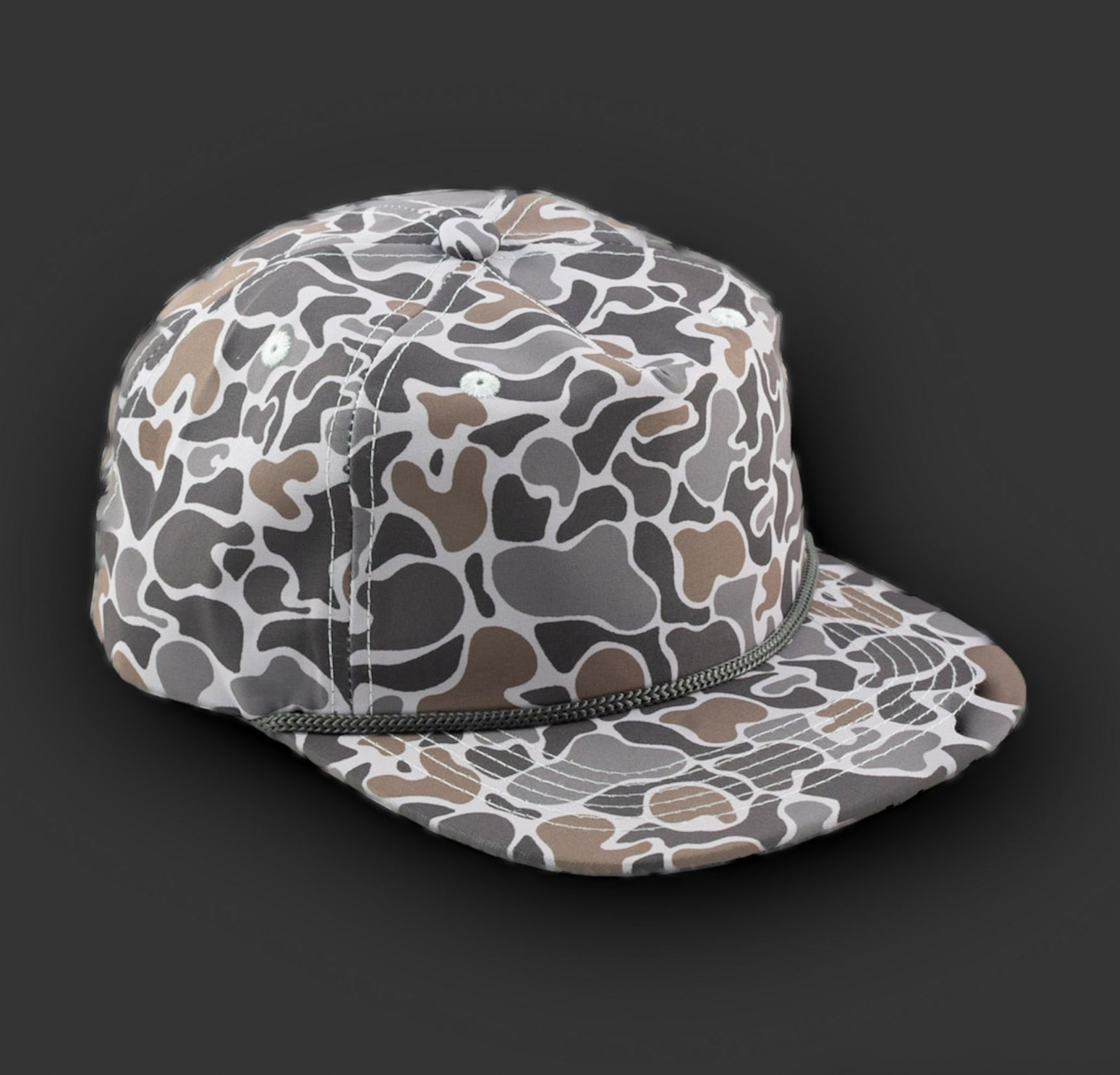 Smokeshow Camo / Grey Rope – Blank Rope Hats