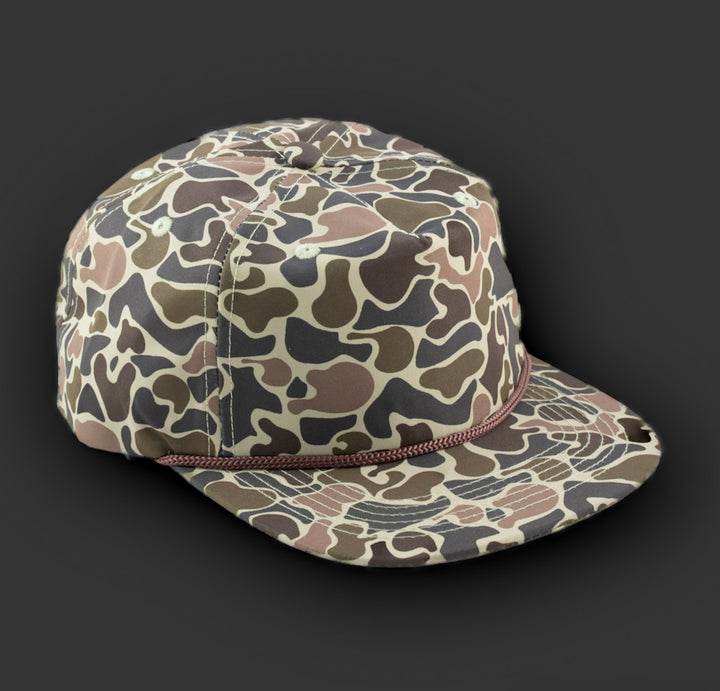 Bayou Breakup Camo / Brown Rope – Blank Rope Hats