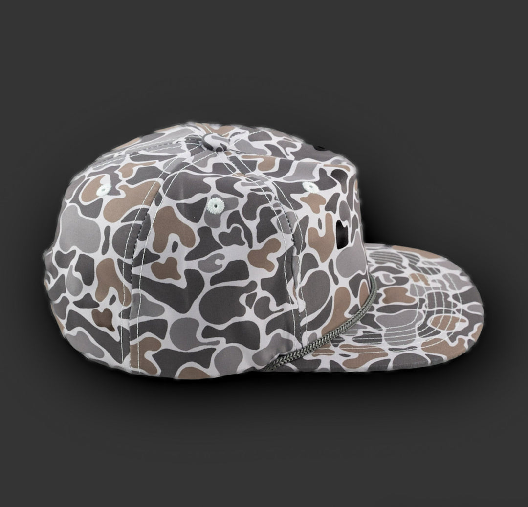 Smokeshow Camo / Grey Rope – Blank Rope Hats